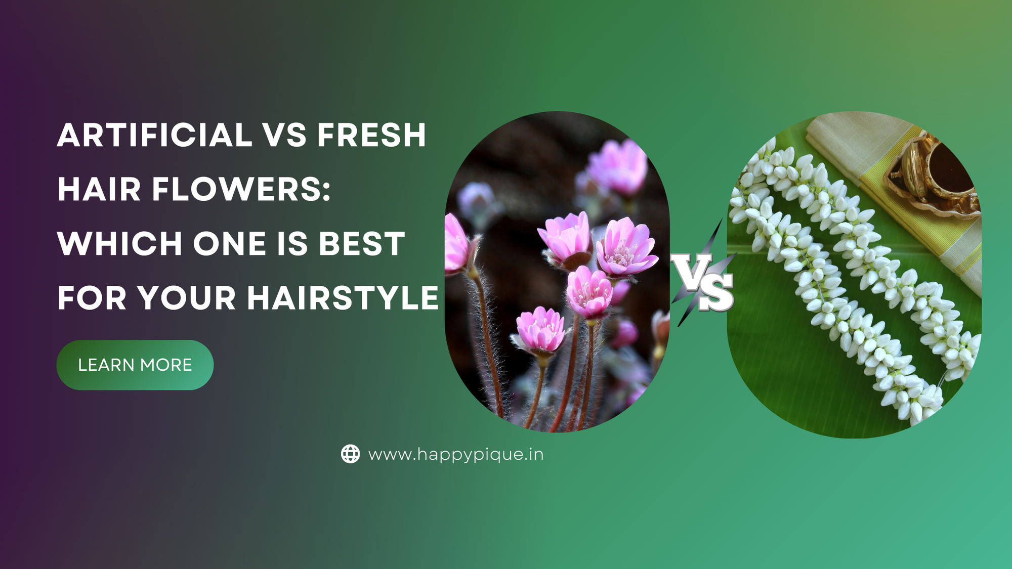 Artificial Vs Fresh hair flowers: Which one is best for your hairstyle