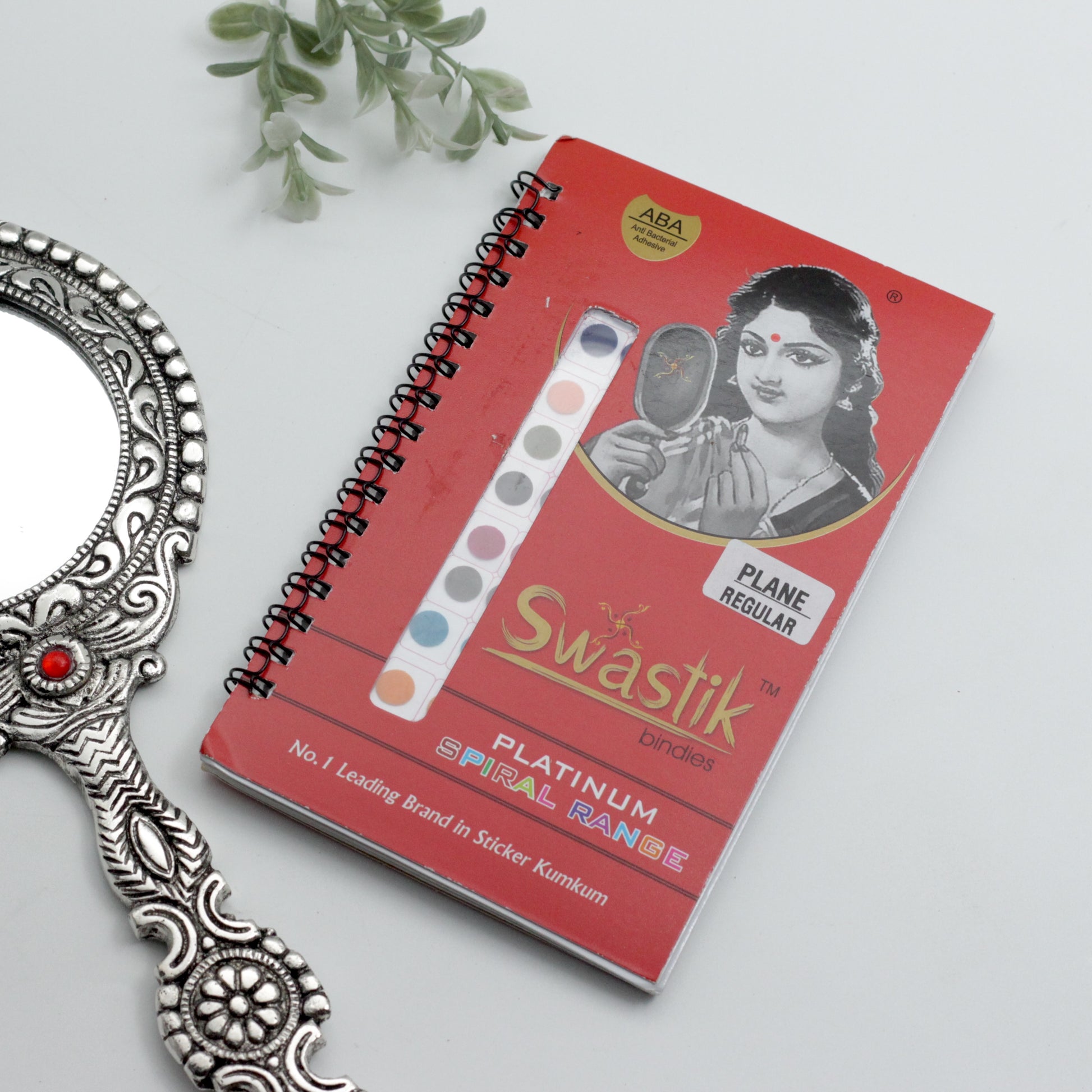 Round Multicolour Plain Velvet Bridal Bindis Sticker Kumkum Spiral Boo ...